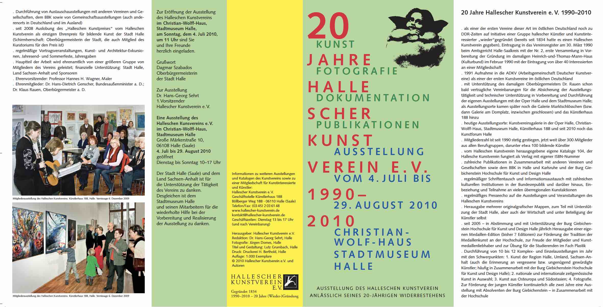 2010 20 Jahre Kunstverein - Hallescher Kunstverein e. V.